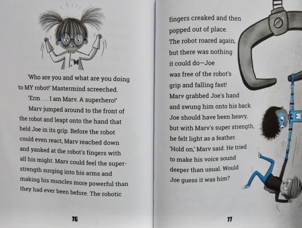 Marv and the Mega Robot / Marv and the Dino Attack | Red Reading Hub ...