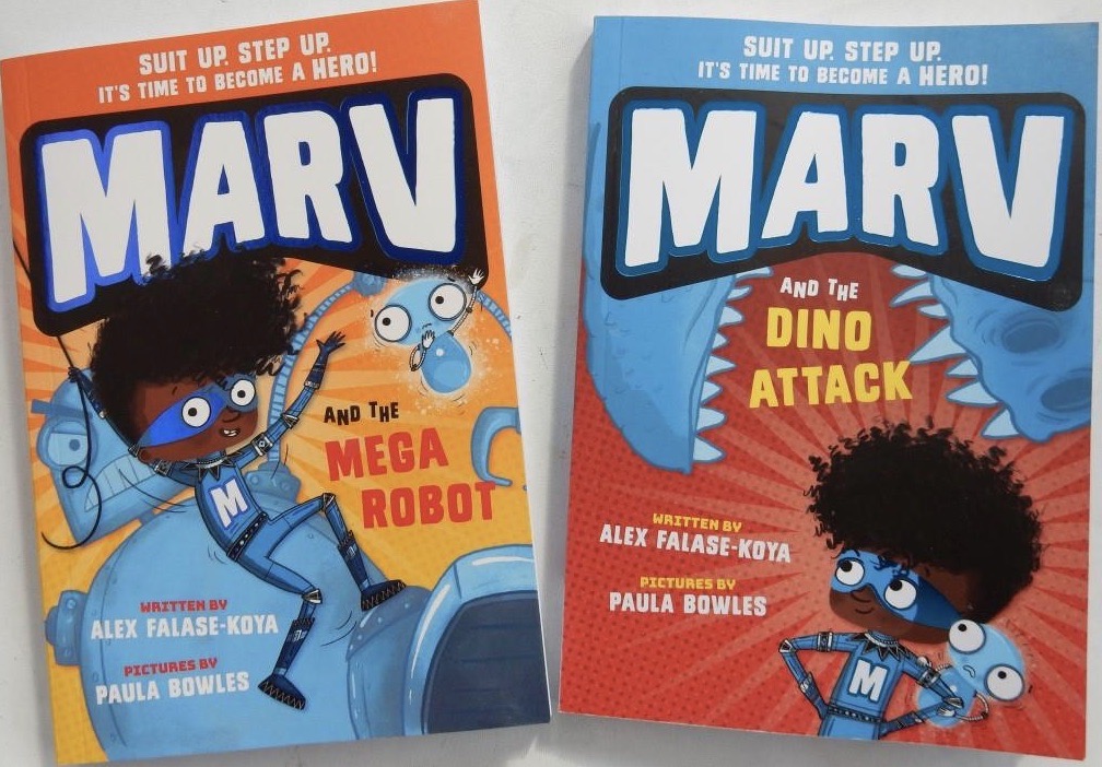 Marv and the Mega Robot / Marv and the Dino Attack | Red Reading Hub ...